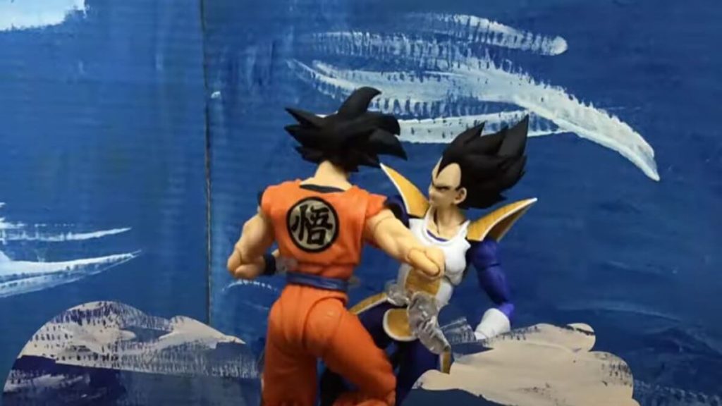 Dragon Ball Stop-Motion coloca Goku contra Vegeta