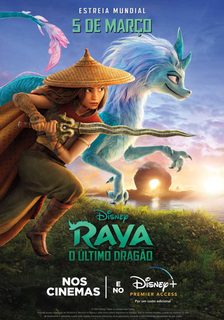 Raya e o Último Dragão estreia simultaneamente nos cinemas e no Disney ...