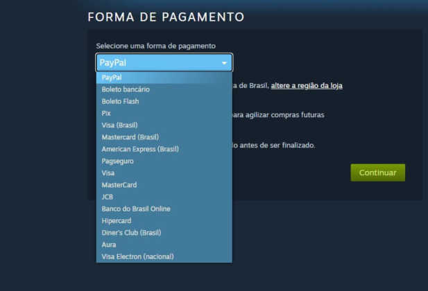 Como pagar os jogos no Steam com 50 reais do PayPal! - MeUGamer