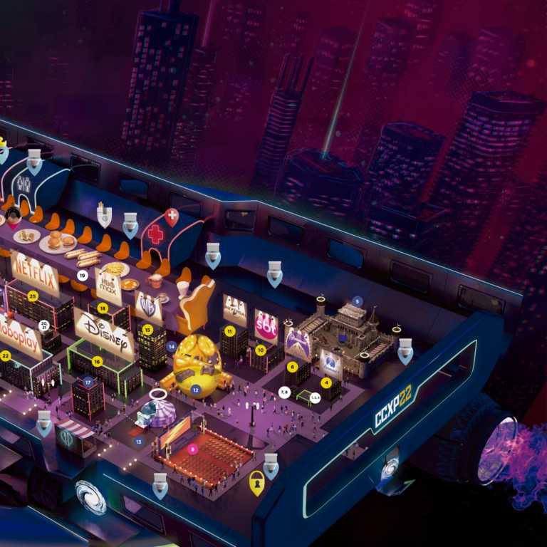 Confira o mapa completo da CCXP 2022 - MeUGamer