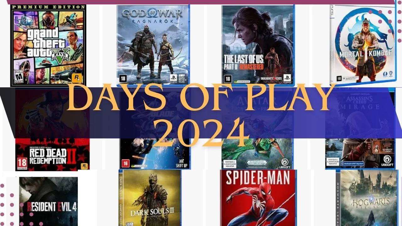 Days of Play: Jogos de PS5 e PS4 em oferta na Amazon